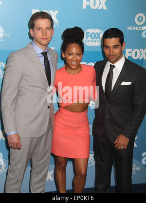 Stark Sands, Meagan Good and Wilmer Valderrama attending the 2015 Fox ...