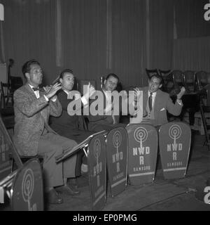 Die vier Mitglieder vom Comedien - Quartett (Herbert Imlau, Fred Ritter ...
