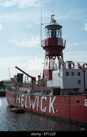 Helwick Lightship in Cardiff Bay Stock Photo - Alamy
