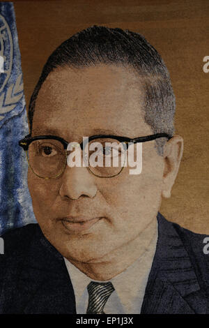 U Thant (1909 – 1974), a Burmese diplomat and the third Secretary ...