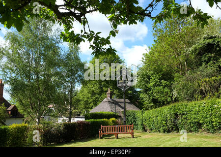 small village of westbere north east of city of canterbury kent uk ...