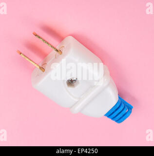 American Outlet Plug on pink background Stock Photo - Alamy