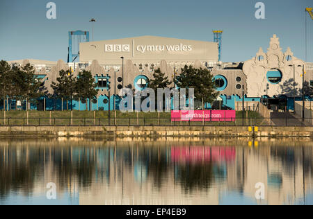 BBC studios in , Roath Lock, Porth Teigr, in Cardiff, UK Stock Photo ...