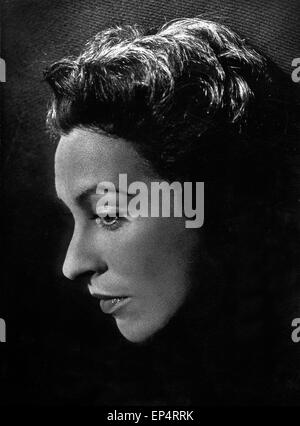 Maria Becker, deutsch schweizerische Film- und Theaterschauspielerin ...