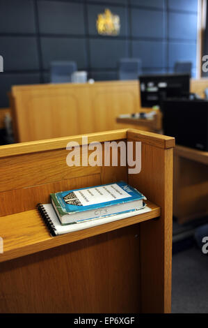 Witnesses and defendants swear on the Bible in British courts before ...
