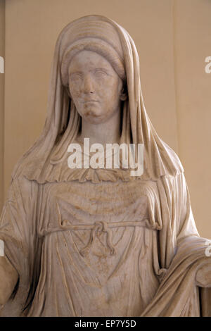 The Vestalis Maxima. Portrayed with a mural crown, was the most eminent ...