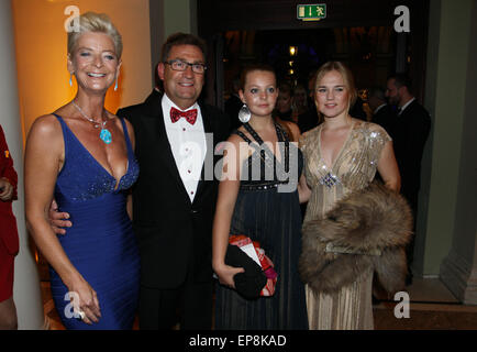 (l-r) Ann Kathrin Linsenhoff, Klaus Martin Rath, the German dressage ...