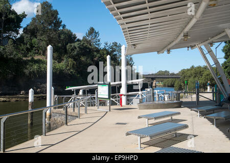 Parramatta ferry wharf stop in the city of Parramatta,sydney,australia ...