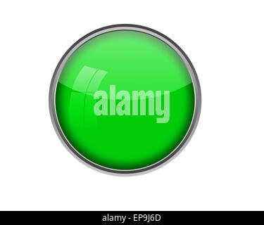 Blank button illustration Stock Photo - Alamy