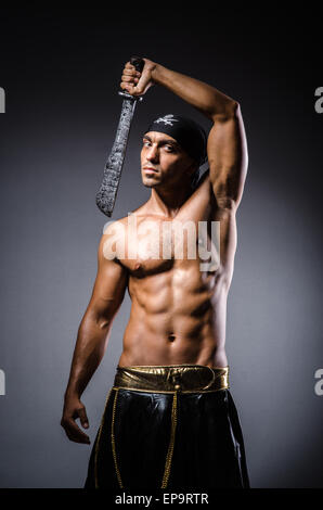 Ripper pirate in the dark room Stock Photo - Alamy