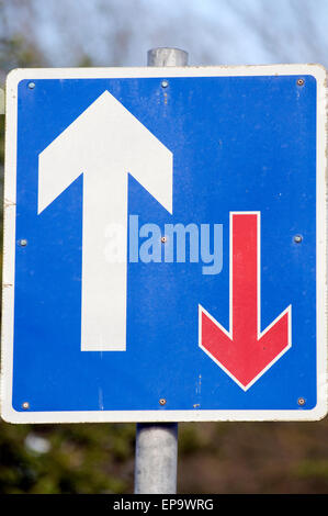 give way priority road sign yellow diamond german germany deustch Stock ...