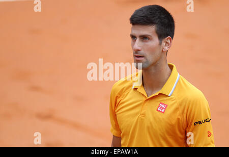 Novak Djokovic looks on in the Paddock during the F1 Grand Prix of ...