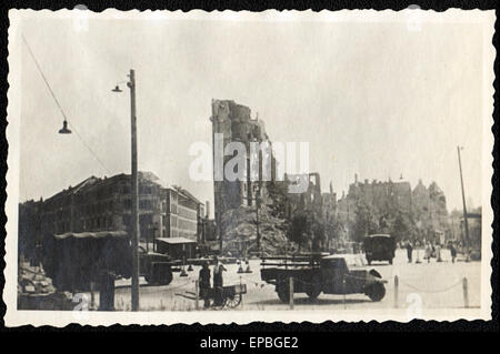 Berlin destroyed after the second world war, Germany Stock Photo ...