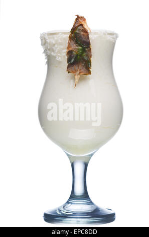 Pineapple cocktail in highball glass. Selective focus. Shallow depth of field Stock Photo - Alamy