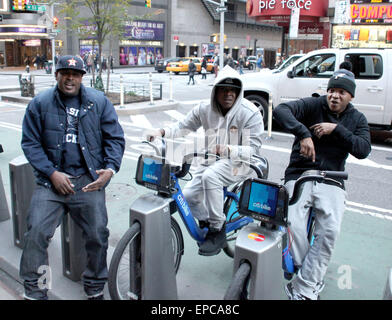 The Lox film on a street in New York Featuring: Styles P,The Lox Where ...