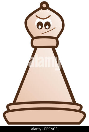 Chess bishop, illustration Stock Photo - Alamy