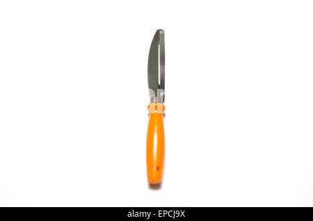 used two sharp knife on a white background Stock Photo - Alamy