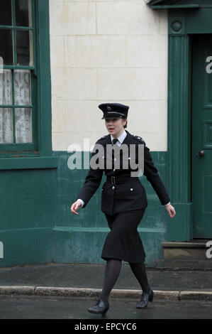 BBC drama 'WPC56' being filmed in the Black Country Museum in Dudley A ...