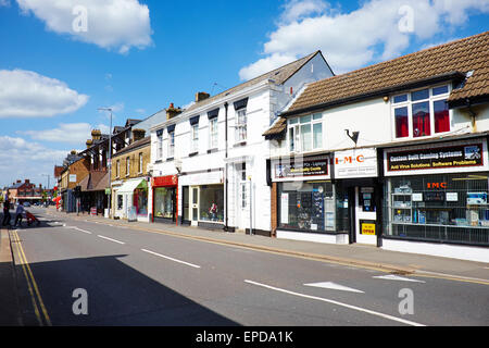High Street Sandy Bedfordshire Stock Photo - Alamy