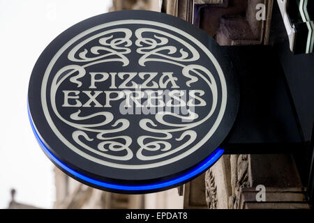 Take Away sign at Pizza Express Liverpool Kings Waterfront, 16 Monarch ...