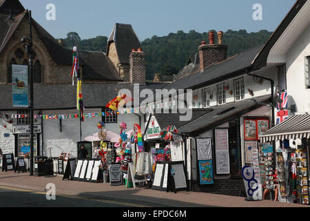 Souvenir Shops, Llangollen, Dee Valley, Denbighshire, North Wales ...