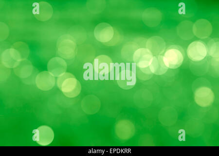 Abstract circular bright green bokeh background Stock Photo - Alamy