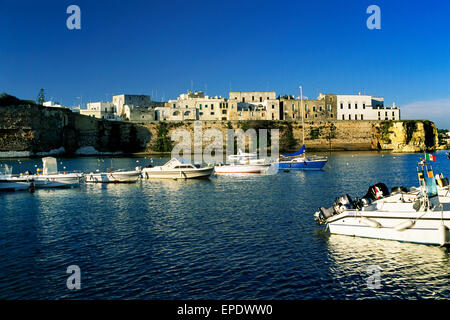 Otranto Italy. The port of Otranto on the Salento peninsula, Puglia ...