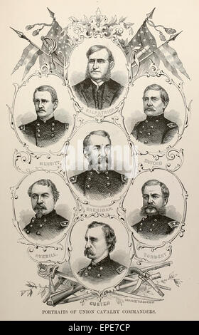 Portraits of Union Cavalry Commanders - USA Civil War - Wilson, Gregg ...