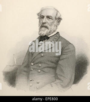 Confederate General Robert E Lee - USA Civil War Stock Photo - Alamy
