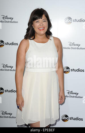 Mary Hollis Inboden attending the Disney Media Distribution ...