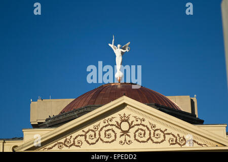 Arizona's state capitol building dome in Phoenix at sunrise Stock Photo ...