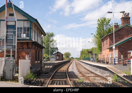 Wainfleet railway station, Lincolnshire, England, UK Stock Photo - Alamy