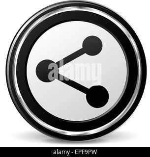 share icon black vector illustration Stock Vector Image & Art - Alamy