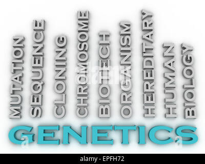 Genetics word cloud concept Stock Photo - Alamy