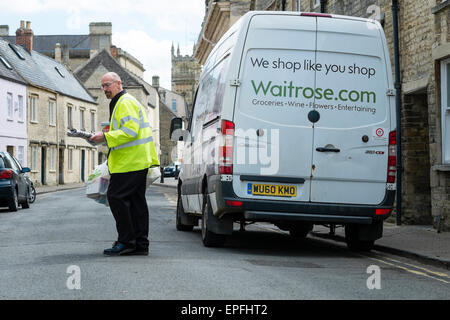Waitrose home delivery in UK Stock Photo - Alamy