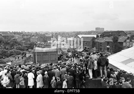 The Stockport air disaster June 1967 72 passengers and crew were killed ...