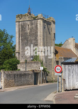 France, Calvados, St Gabriel Brecy Gardens Brecy Church former priory ...
