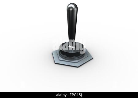 Digitally generated metal flip switch Stock Photo - Alamy