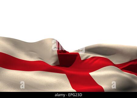 Digitally generated england flag rippling Stock Photo - Alamy