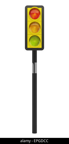 Traffic street sign urban stoplight. 3D rendering Stock Photo - Alamy