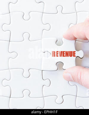 Revenue puzzle concept Stock Photo - Alamy
