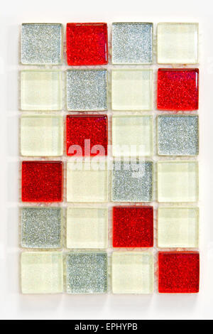 Small mosaic tiles contemporary background Stock Photo - Alamy