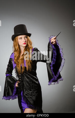 Witch doing her dirty tricks Stock Photo - Alamy