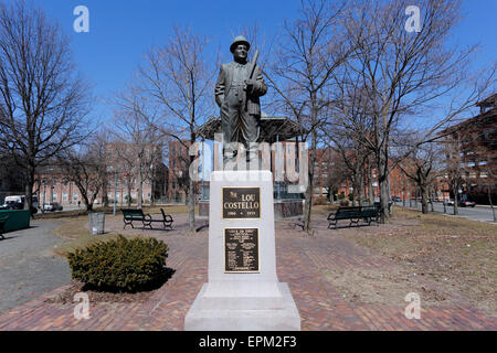 Monument at Lou Costello Memorial Park Paterson New Jersey Stock Photo ...
