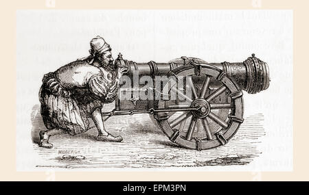 A 16th century breech loading German cannon Stock Photo - Alamy