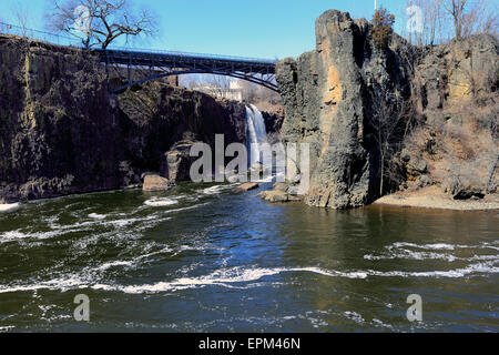 Paterson Falls National Historic Site Paterson New Jersey Stock Photo ...