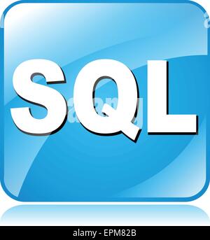 SQL Vector Icon Sign Icon Vector Illustration For Personal And ...