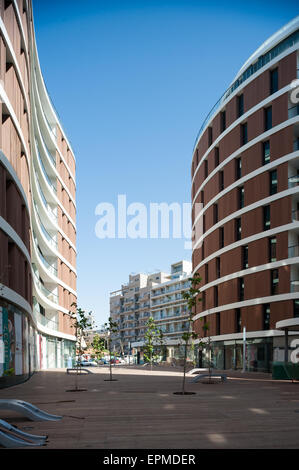 Israel, Tel Aviv, 4 Florentines building complex designed by architect ...