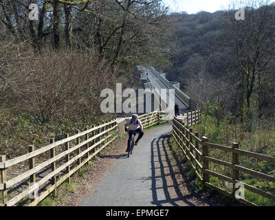 National Cycle Network Route 27 sign near Woolacombe in Devon, England ...