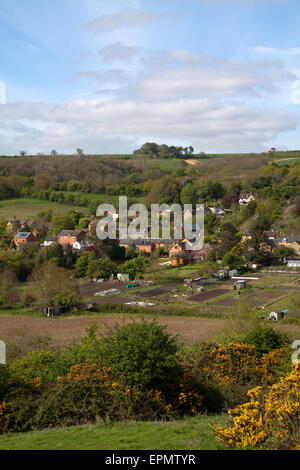 Allotments at Brailes, Warwickshire, England, UK Stock Photo - Alamy